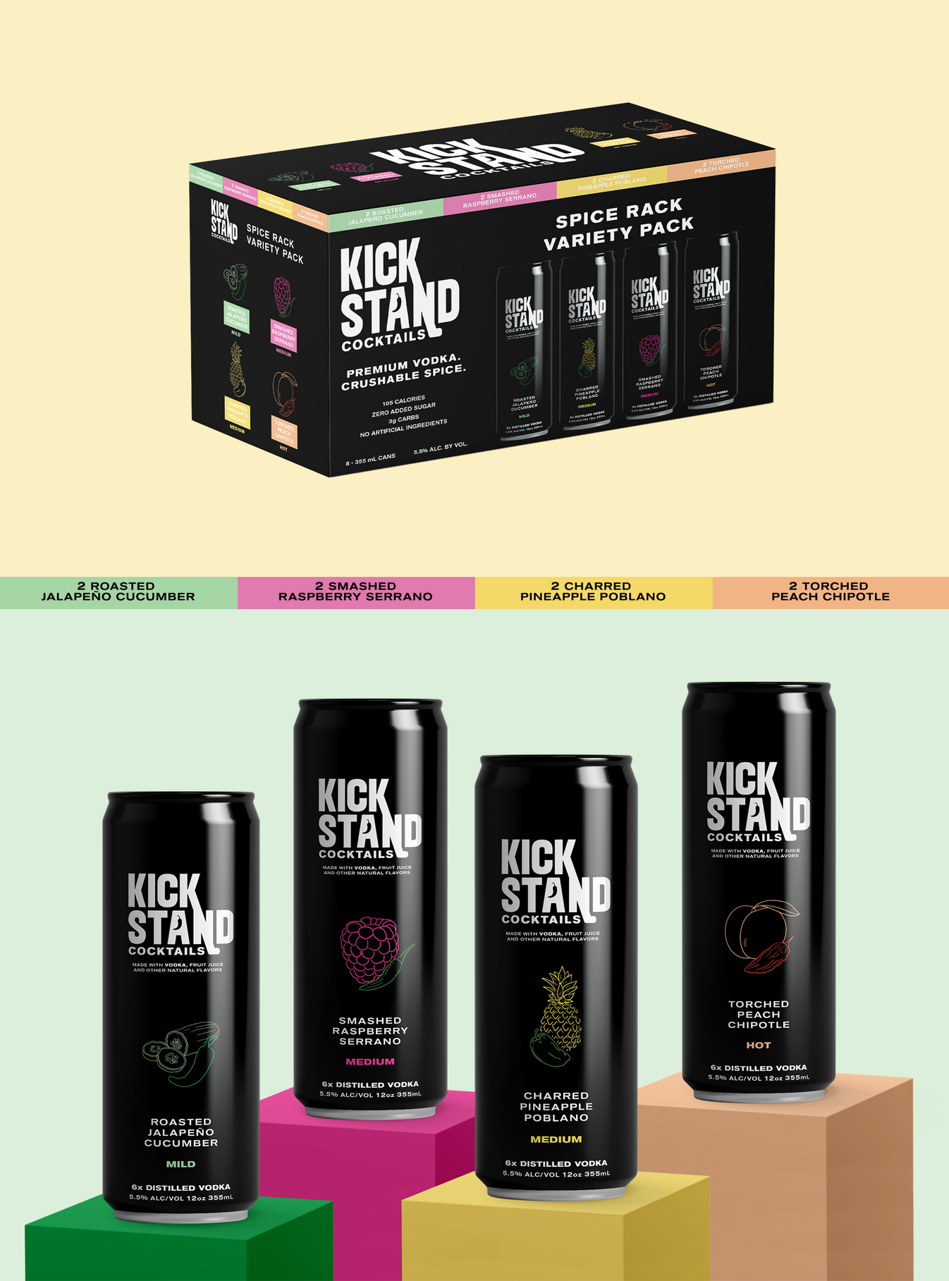 Spice Rack Variety Pack – Kickstand Cocktails